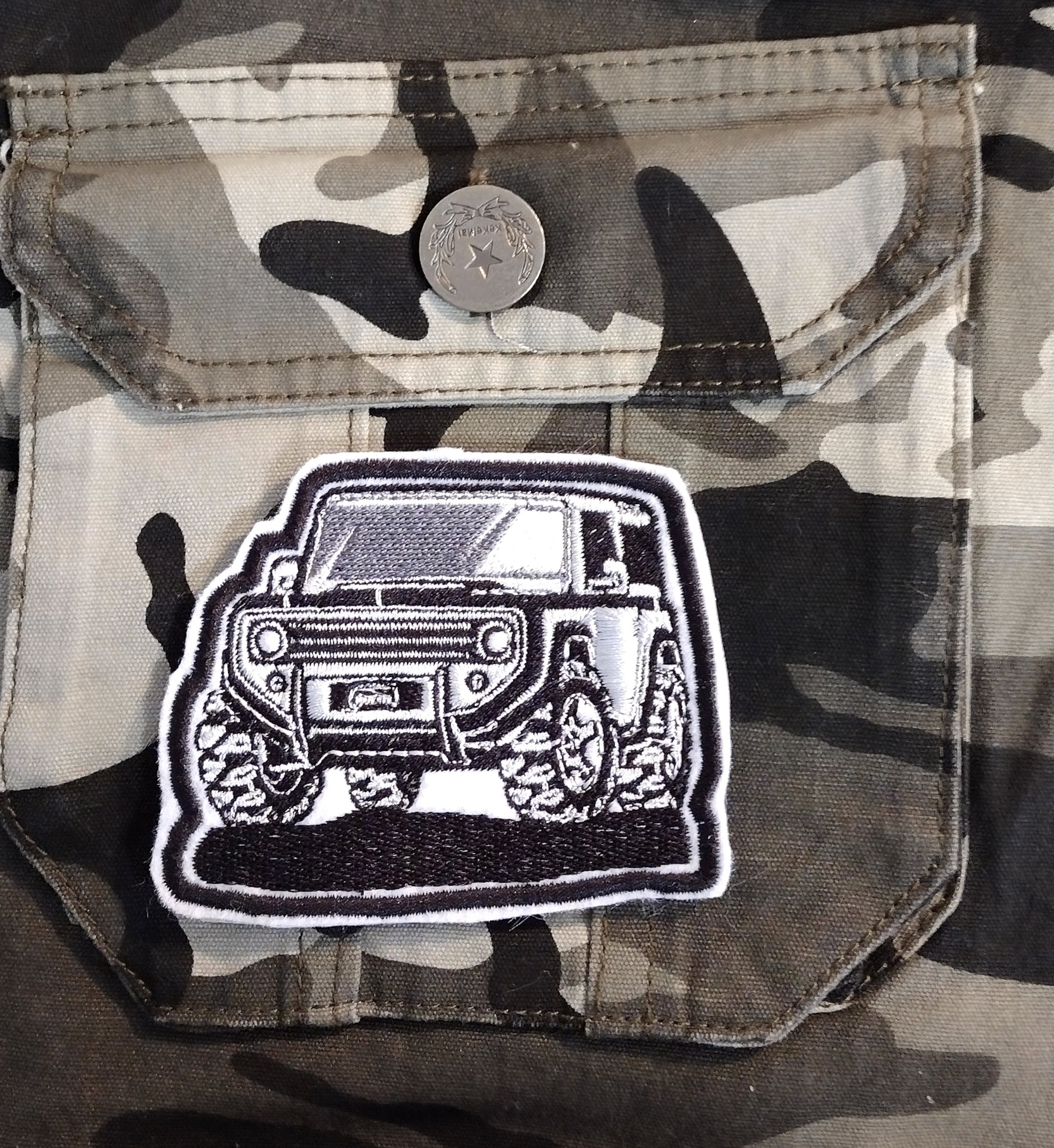 Off Road 4x4 Car Iron-on Patch, Badge, DIY Embroidery, Embroidered ...