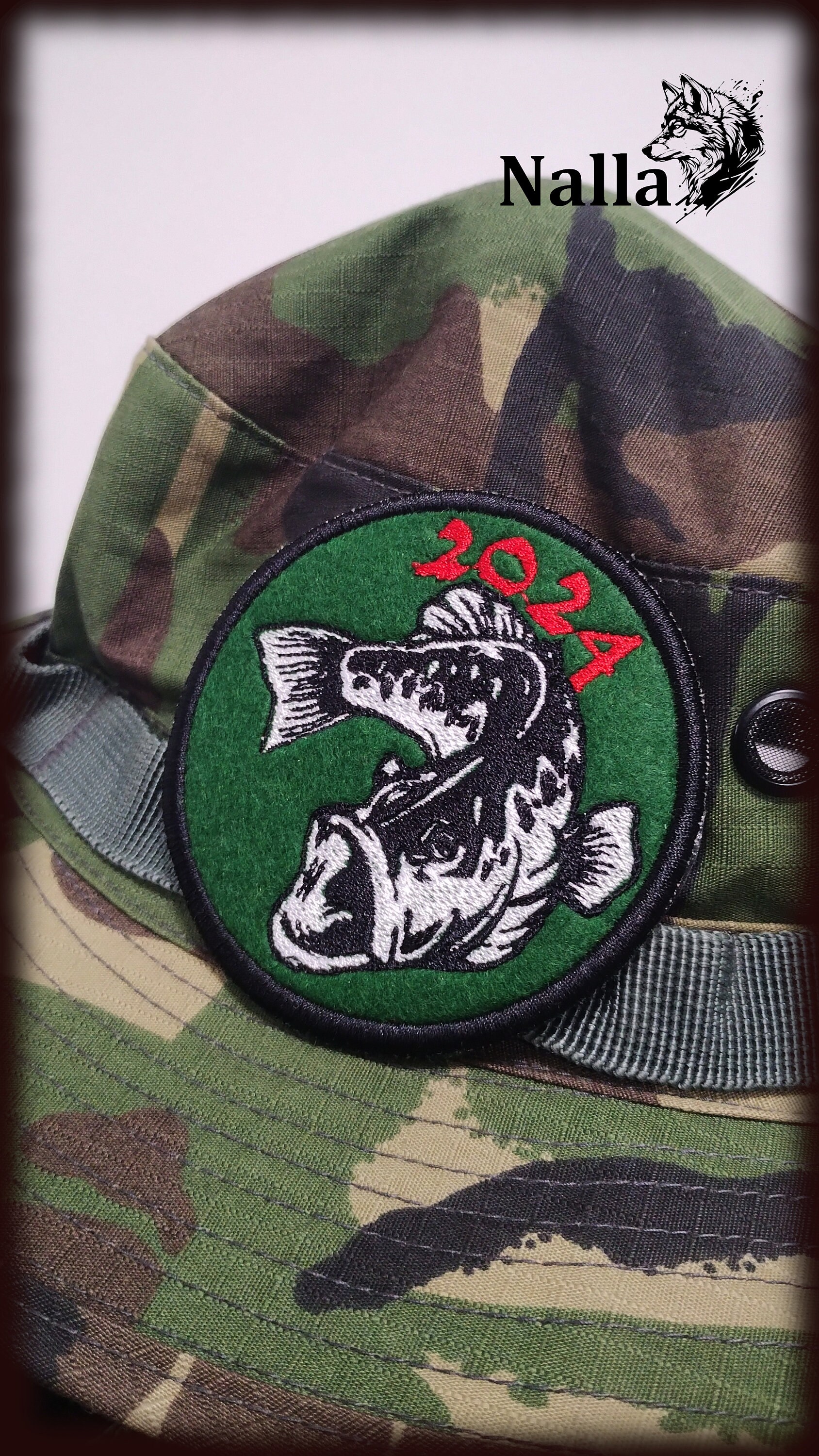 Fishing Fish 2024 Application Embroidered Patch From Nalla Gift - Etsy