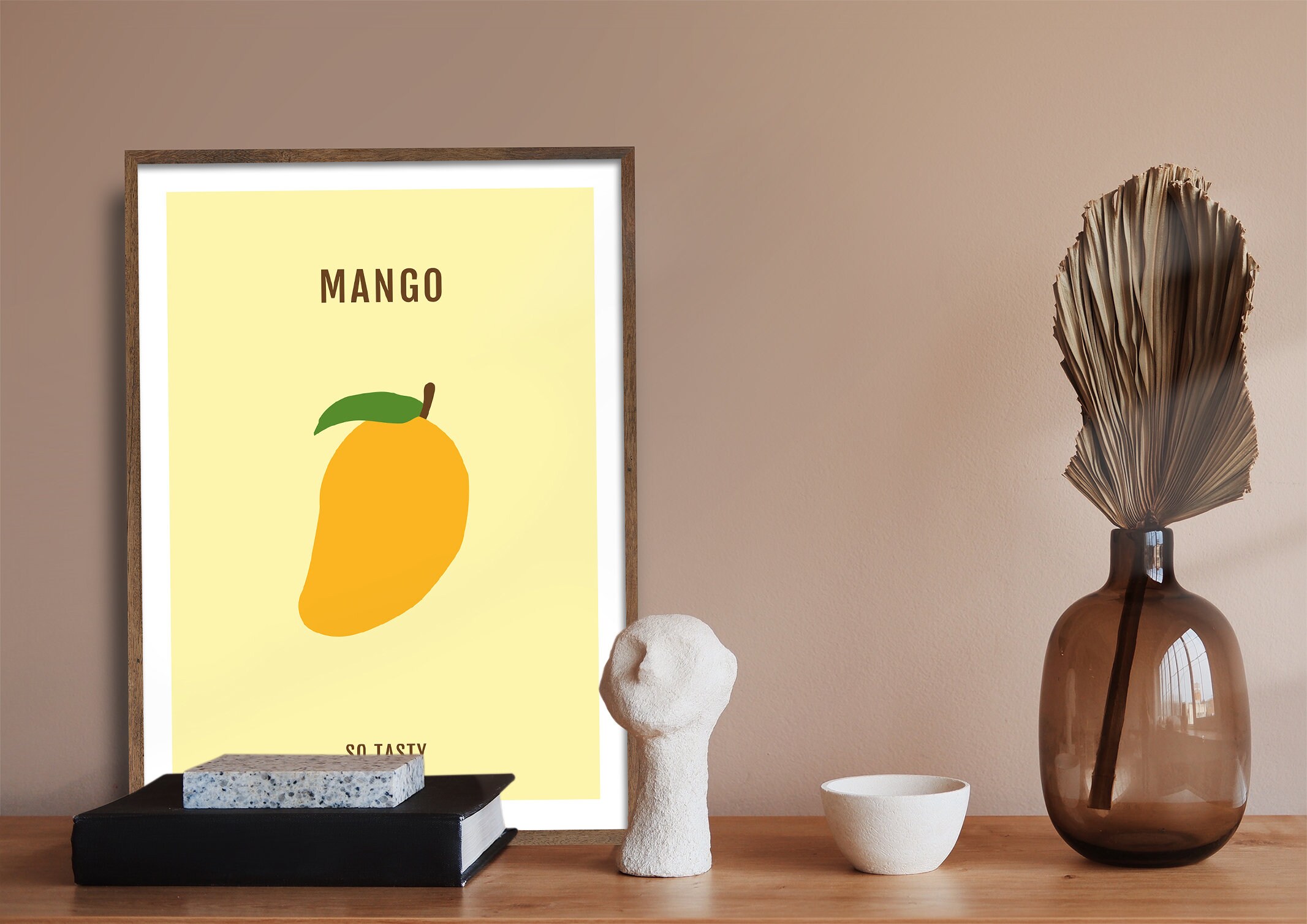 Fruit Art Mango, Digital Download, Custom Wall Art Set, Trendy Wall Art ...