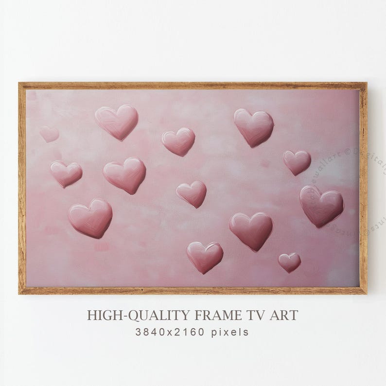 Vintage Romantic Valentine's Day Frame TV Art Bundle Set of 9, Neutral ...