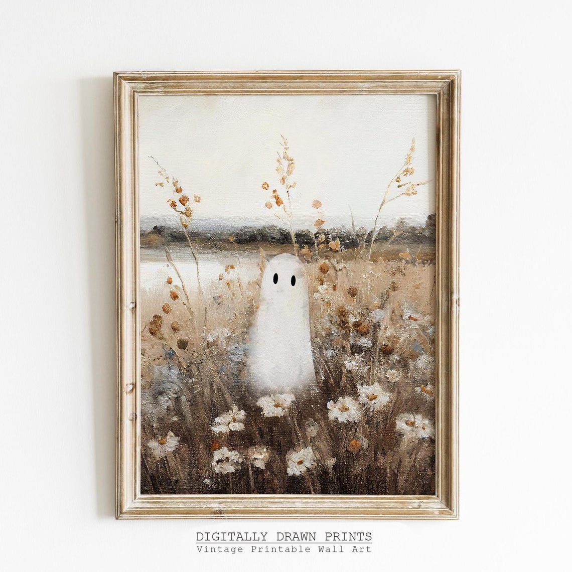 Printable Neutral Halloween Prints, Gallery Set of 6 Halloween Wall Art ...