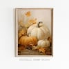 Fall Printable Pumpkin Wall Art, Fall Decor Vintage Fall Print Rustic ...