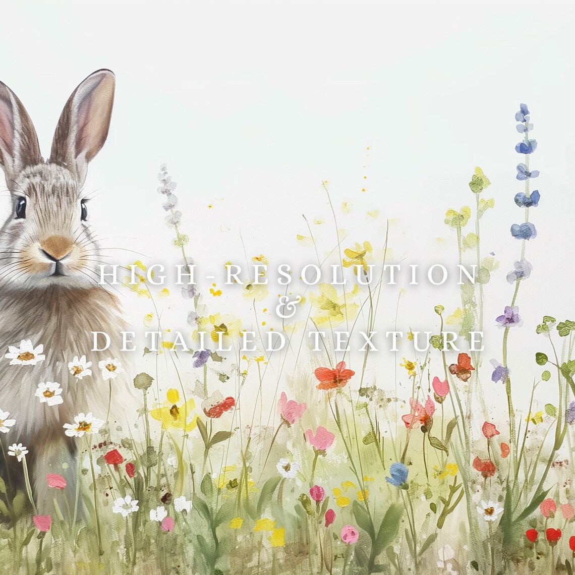 Easter Bunny Samsung Frame TV Art, Spring Bunny Rabbit TV Art, Easter ...