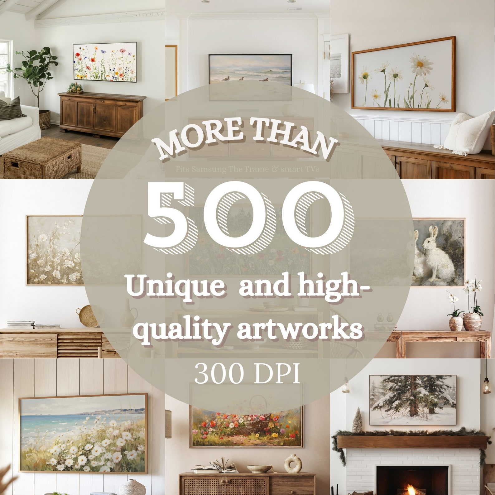 500+ Instant Download Artworks for Samsung Frame TV Art, Ultimate MEGA ...
