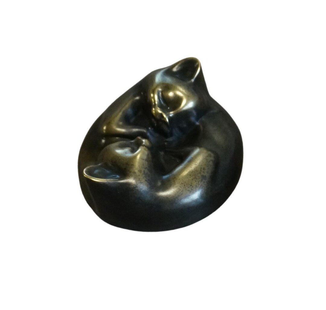 Cats Figure, Brass Casting - Etsy