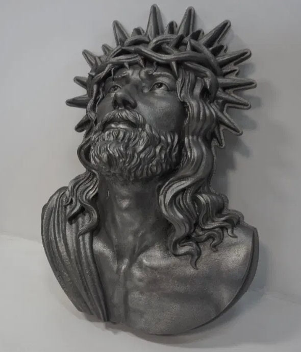 Bas Relief of Jesus - Etsy