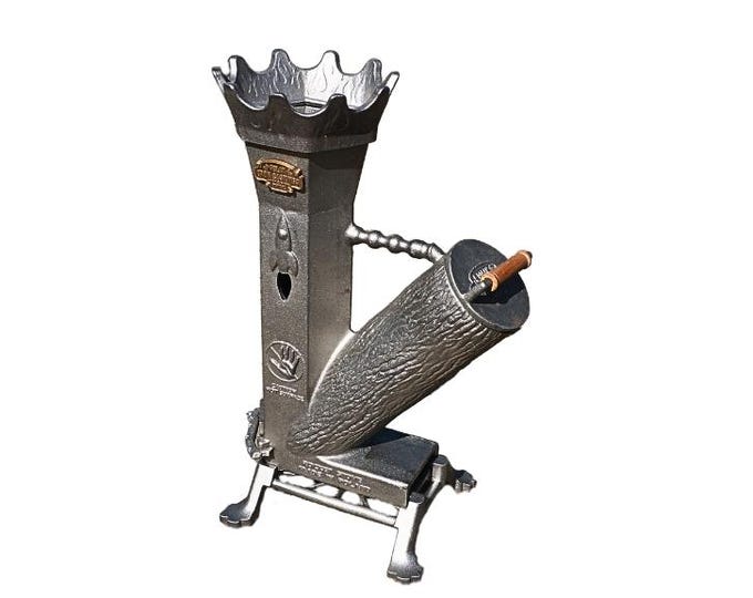 ROCKET STOVE, Cast Iron PREMIUM Home&garden Bbq - Etsy