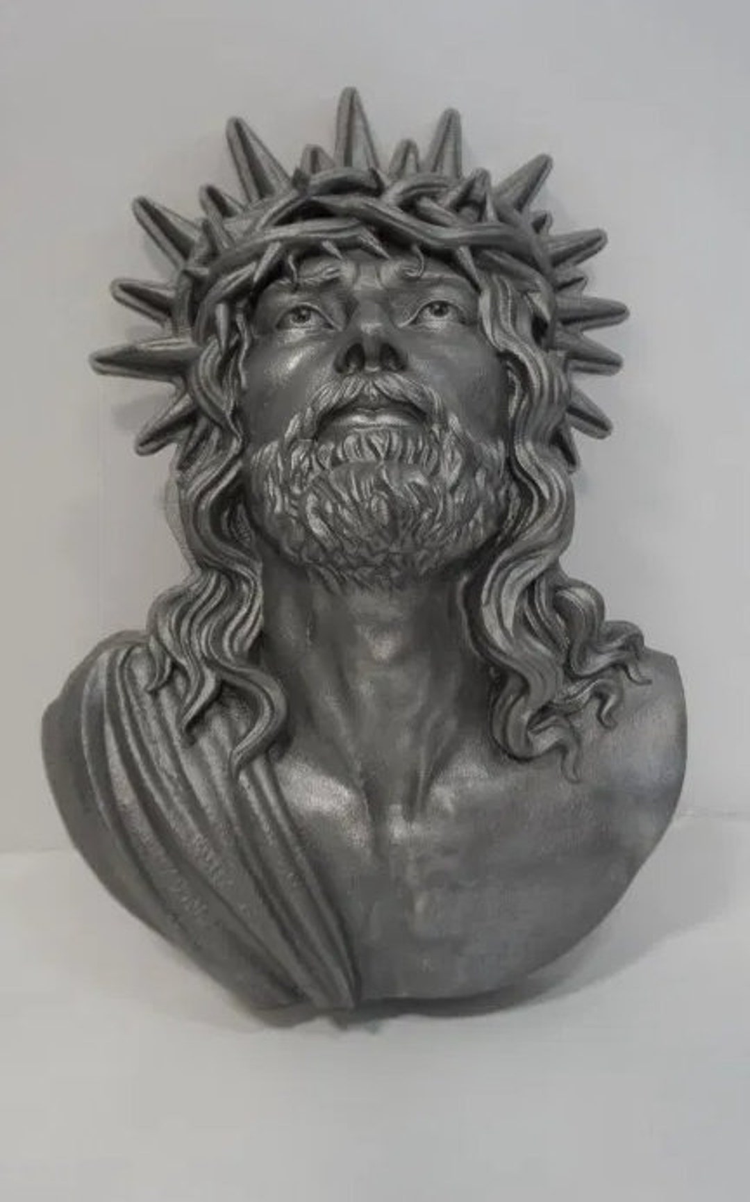 Bas Relief of Jesus - Etsy