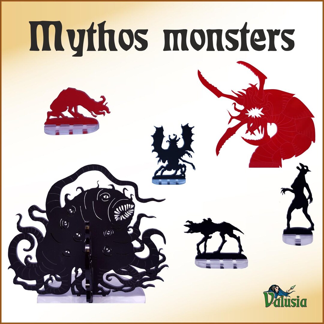 Call of Cthulhu Acrylic Monster Miniatures: Lovecraft Mythos 32mm Scale ...