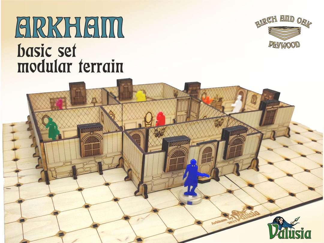 Arkham Basic Set Modular RPG Terrain for Lovecraftian Themed Games Like ...