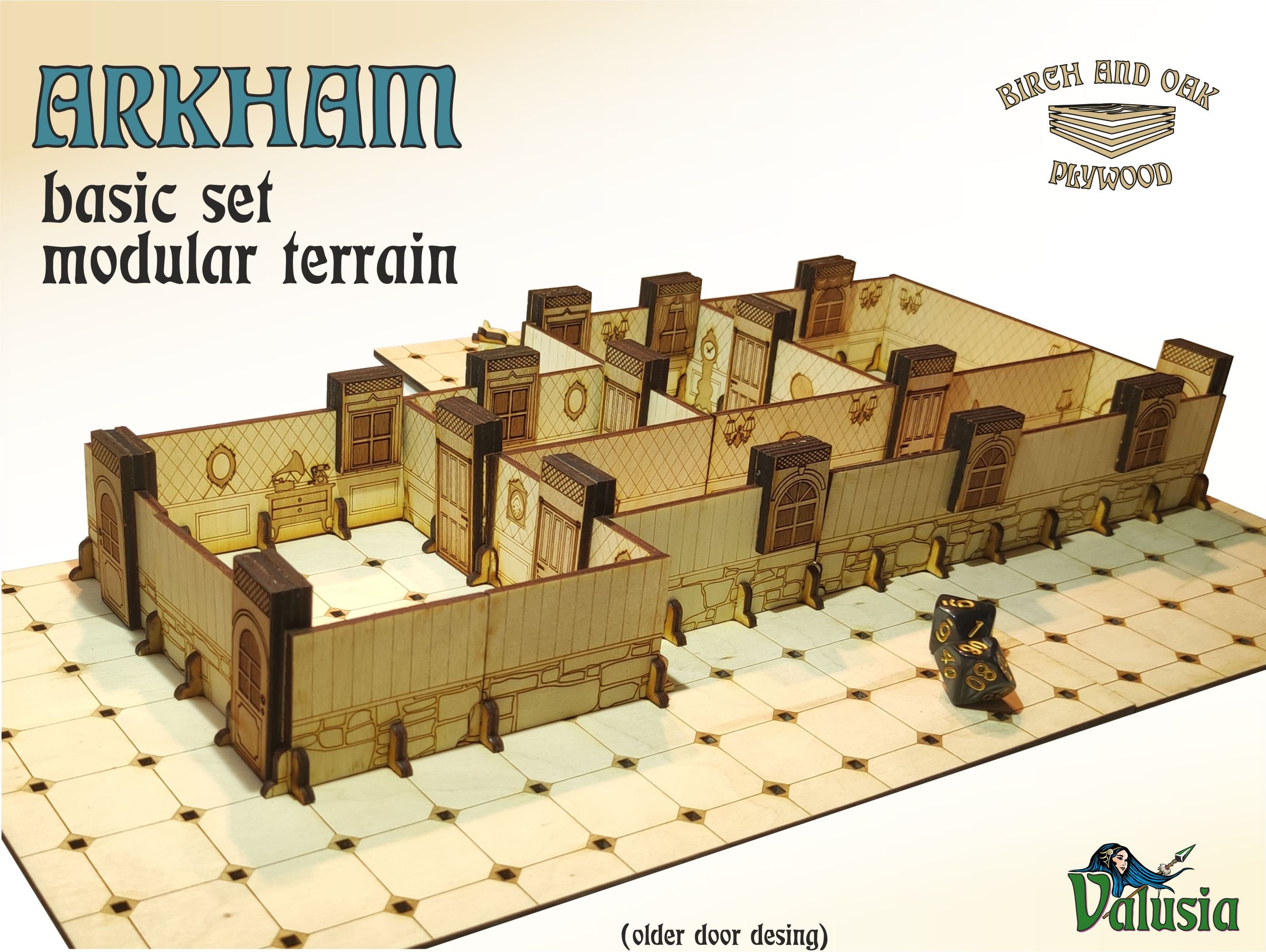 Arkham Basic Set Modular RPG Terrain for Lovecraftian Themed Games Like ...