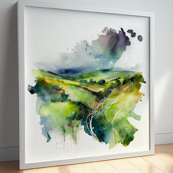 Semi Abstract Art - Etsy UK