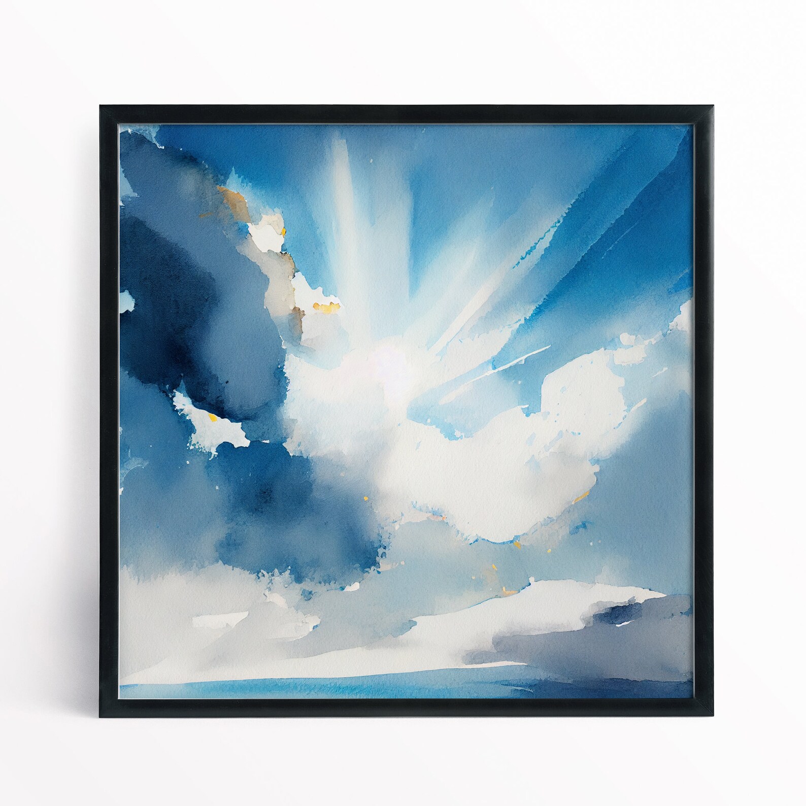 Skyscpae Abstract Landscape Seascape Print of the Cornwall Coastline - Etsy
