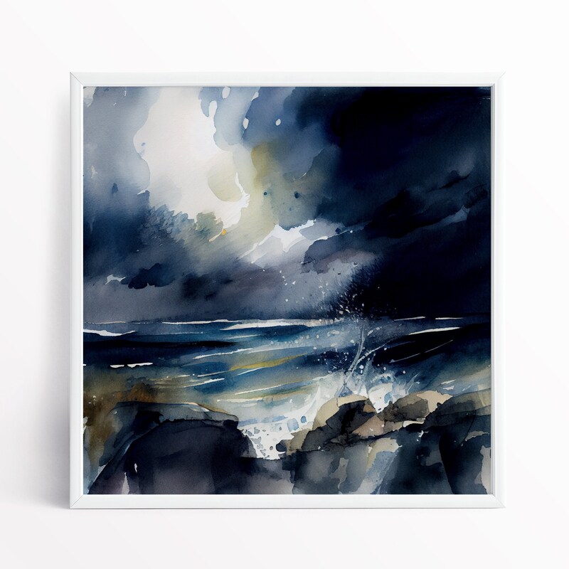 Abstract Seascape - Etsy