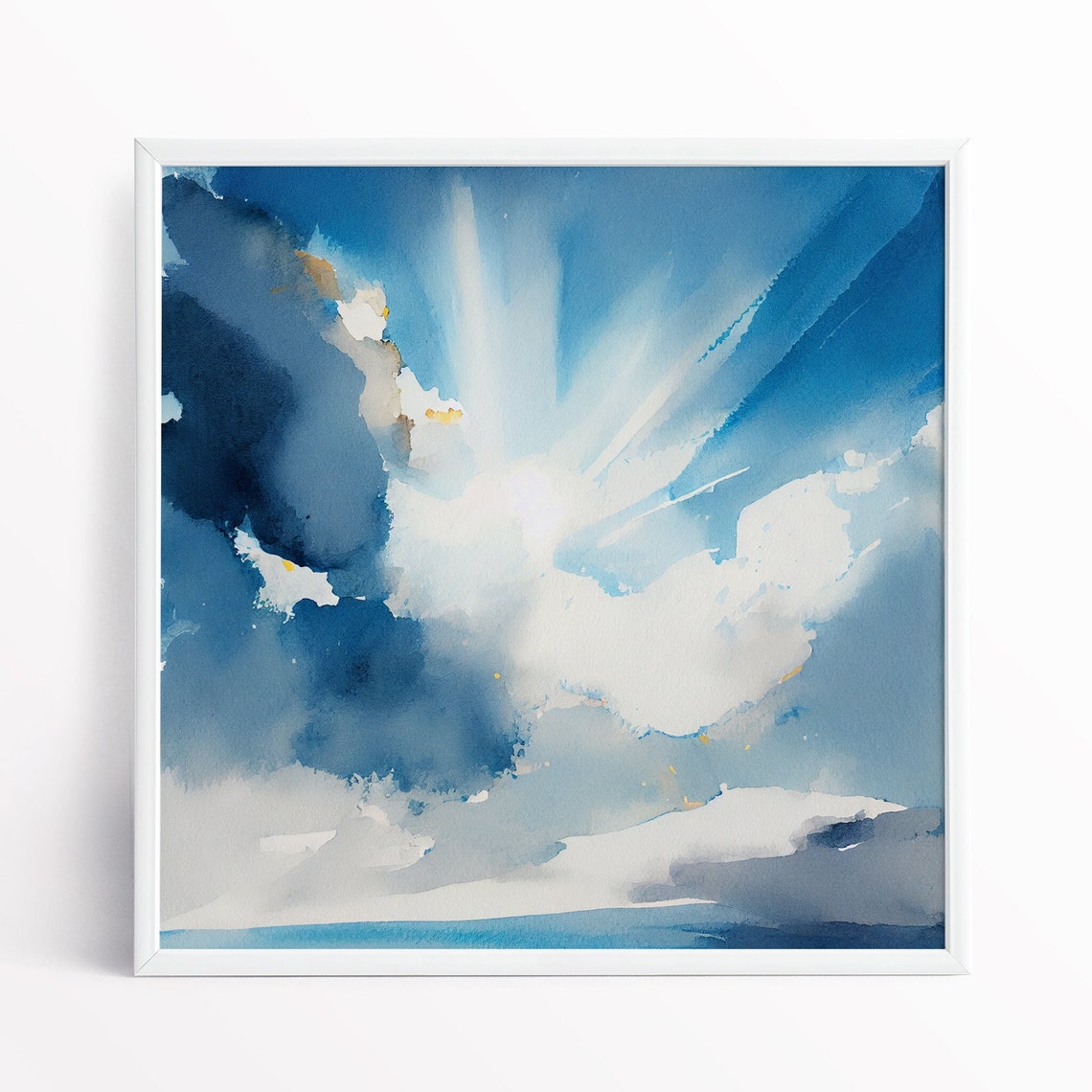 Skyscpae Abstract Landscape Seascape Print of the Cornwall Coastline - Etsy