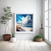 Cornwall Beach Abstract Landscape Seascape Print of the Cornish ...