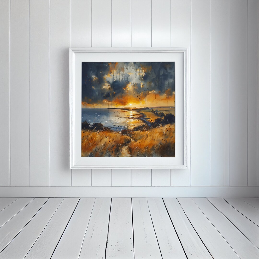 Watercolour Paintings of Ireland, Donegal Landscape Print, Art Prints ...