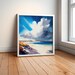 Cornwall Beach Abstract Landscape Seascape Print of the Cornish ...