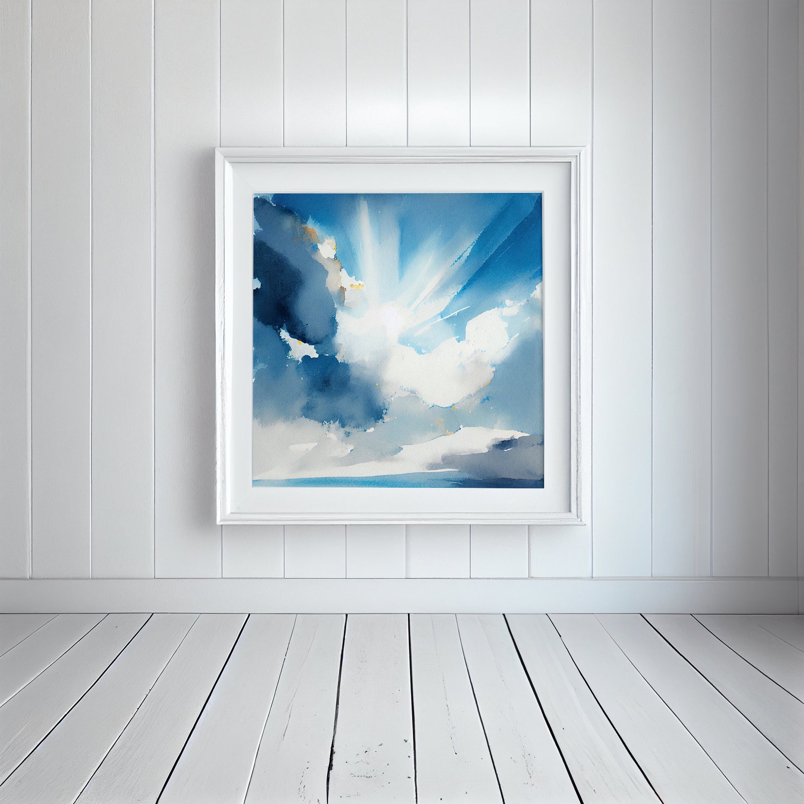 Skyscpae Abstract Landscape Seascape Print of the Cornwall Coastline - Etsy