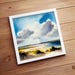 Cornwall Beach Abstract Landscape Seascape Print of the Cornish ...