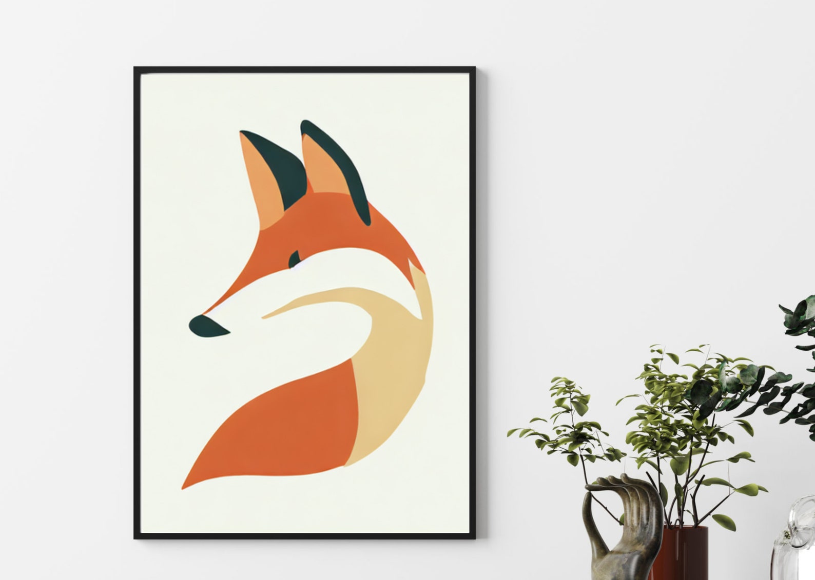 Fox Wall Art, Fox Poster, Wild Life Poster, Animal Poster, Fennec Wall ...