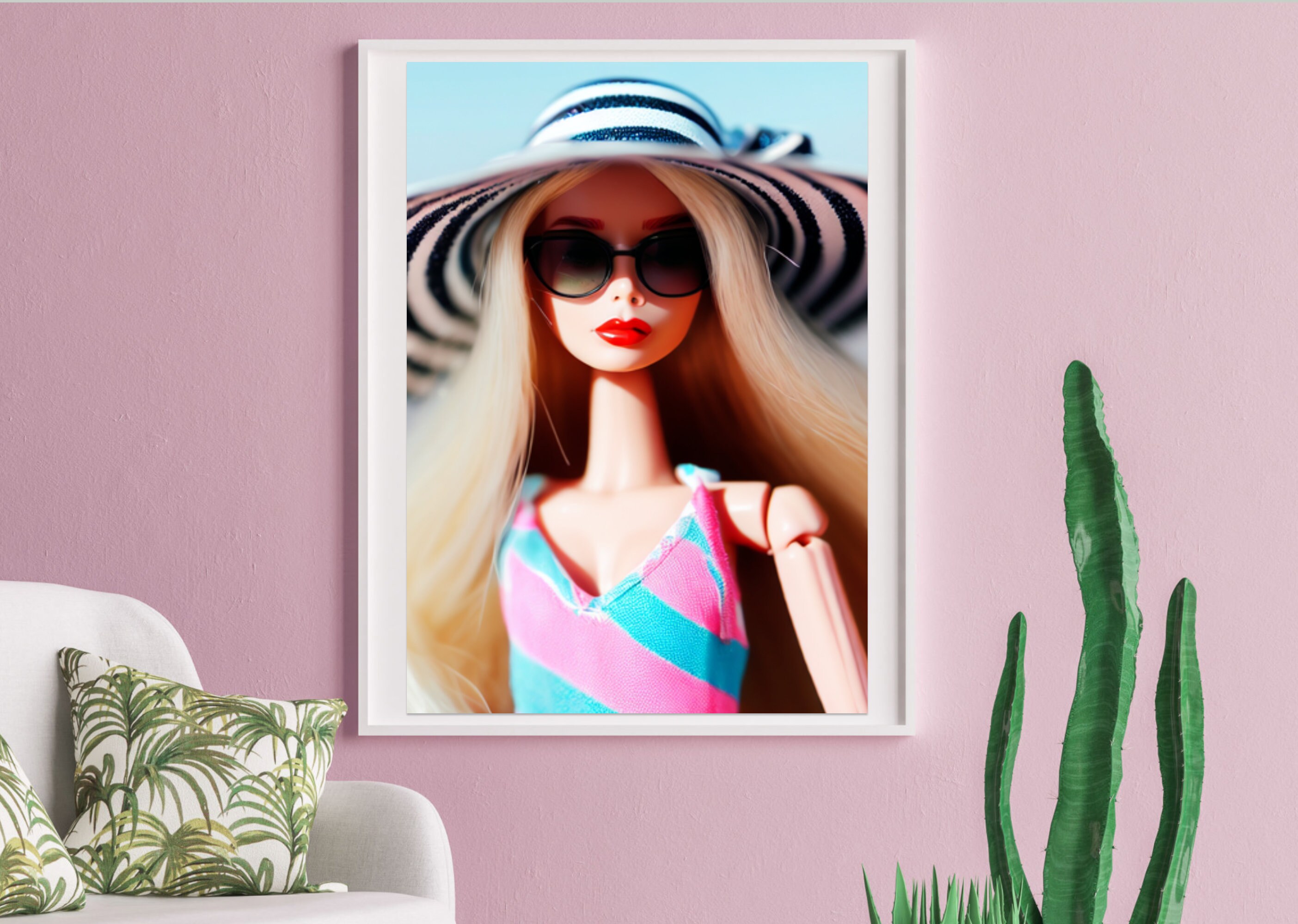 Barbie Poster, Vogue Barbie Poster, Iconic Barbie Poster, Barbie ...