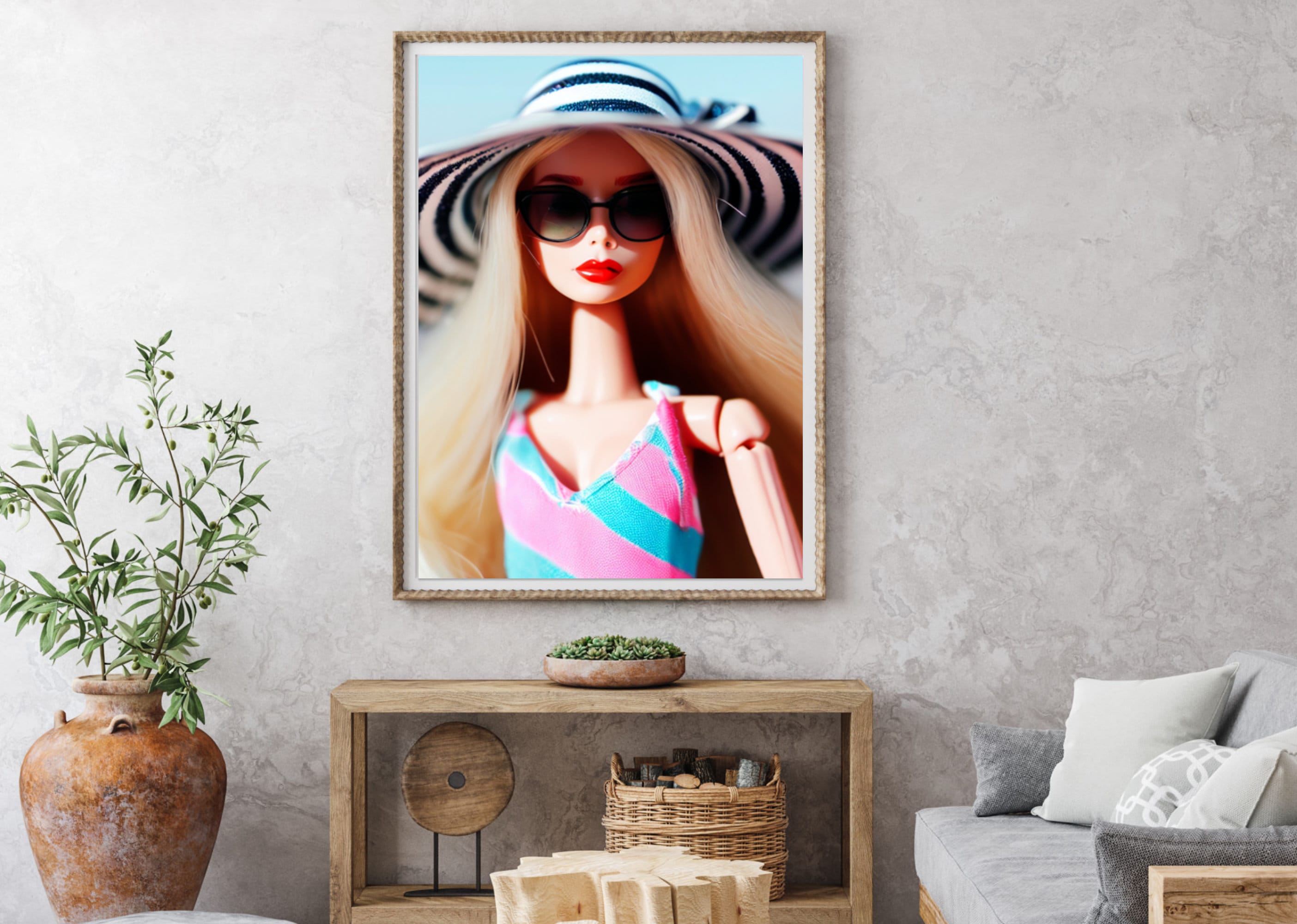 Barbie Poster, Vogue Barbie Poster, Iconic Barbie Poster, Barbie ...
