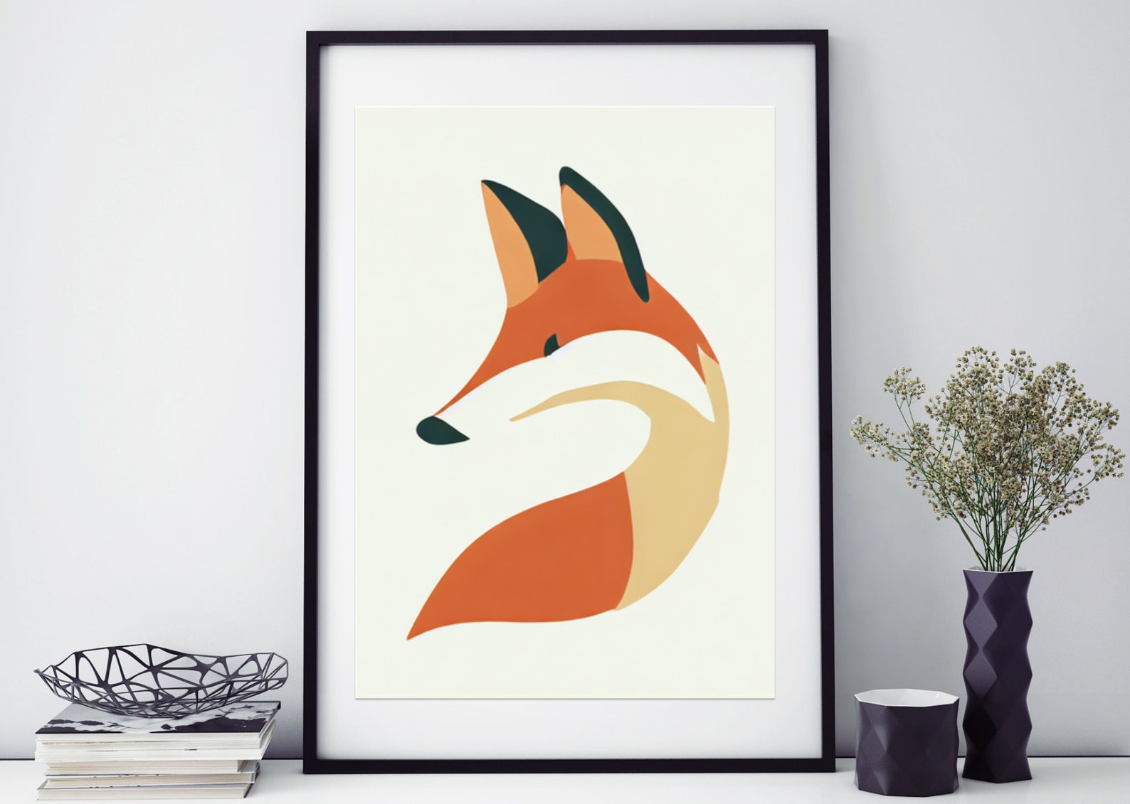 Fox Wall Art, Fox Poster, Wild Life Poster, Animal Poster, Fennec Wall ...