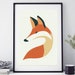Fox Wall Art, Fox Poster, Wild Life Poster, Animal Poster, Fennec Wall ...