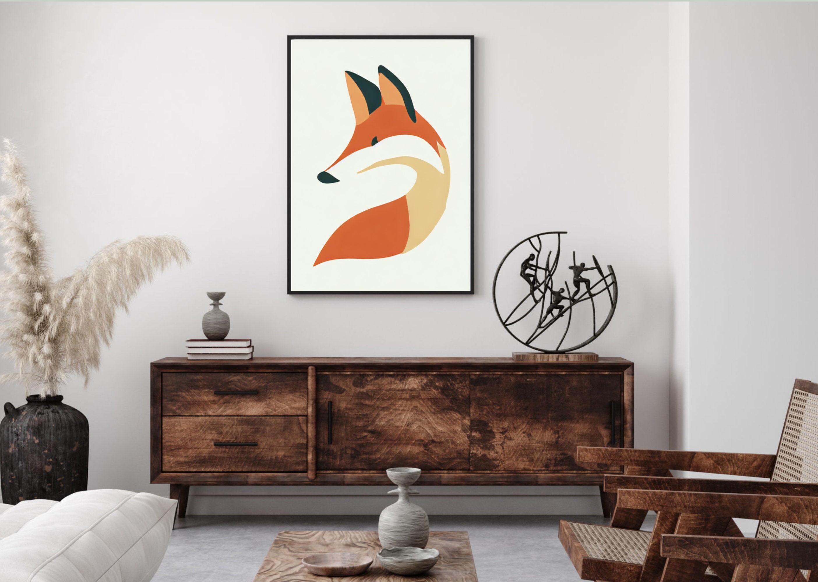 Fox Wall Art, Fox Poster, Wild Life Poster, Animal Poster, Fennec Wall ...
