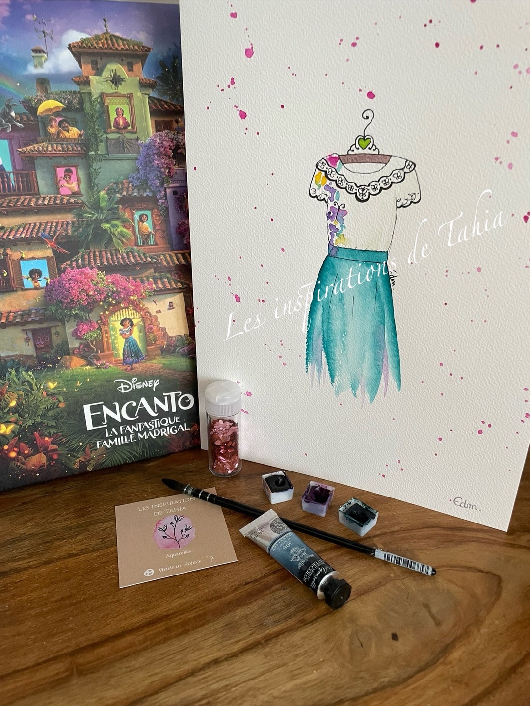 Mirabel's Dress From Encanto A4 Poster - Etsy