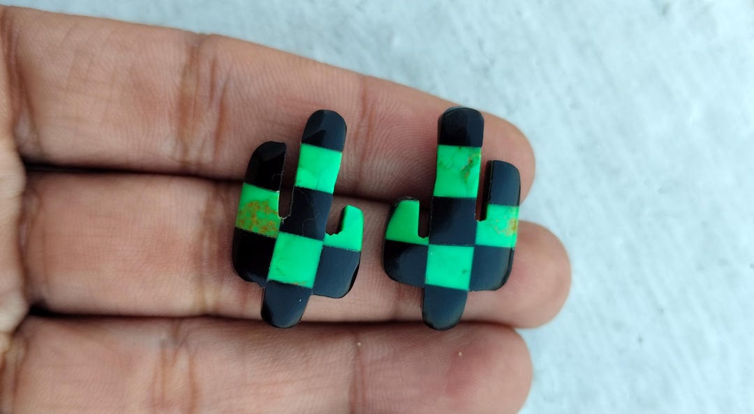 Onyx , Arizona Turquoise Muhaw Cactus Cabochon Stones Loose Gemstone ...