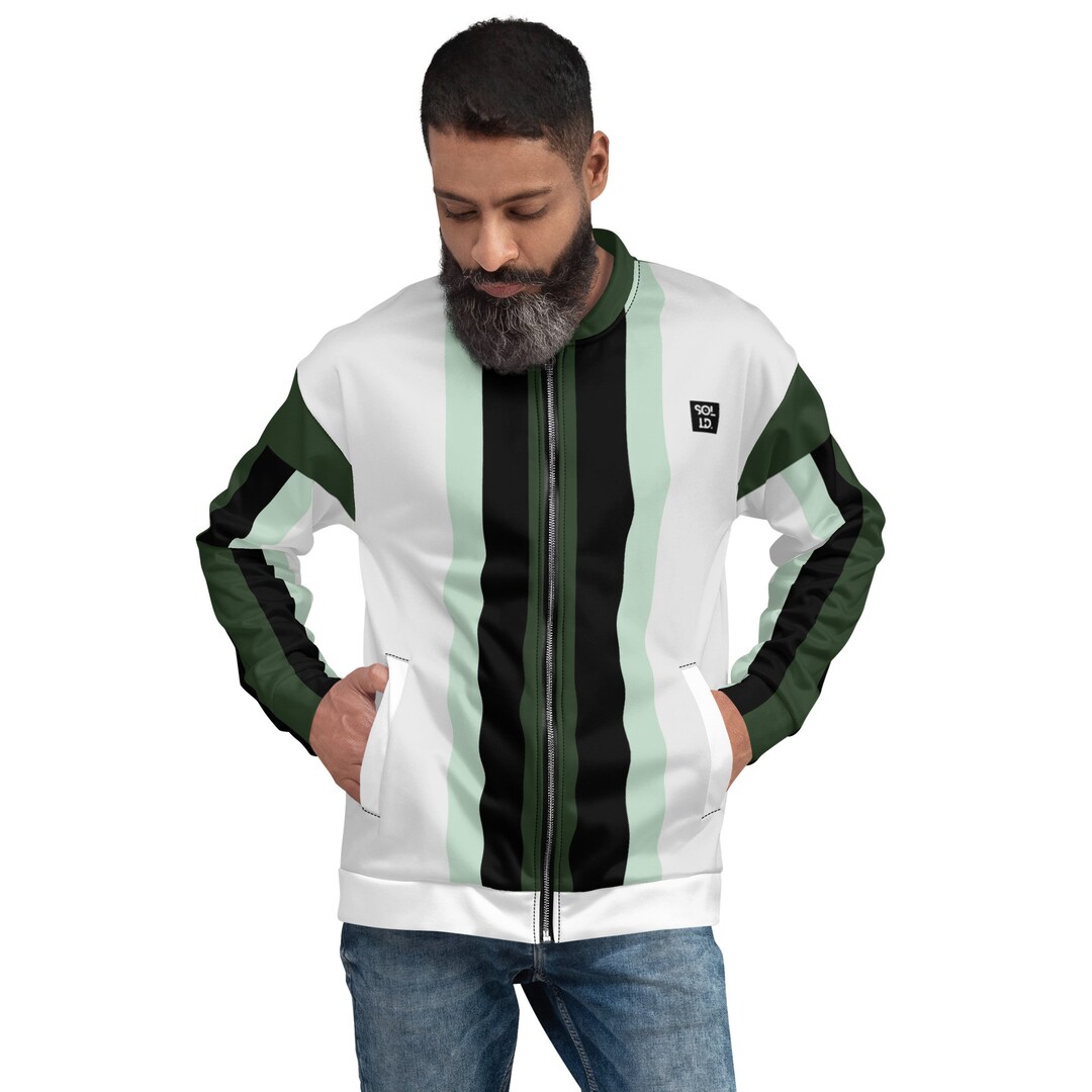 Sol I.D. Evergreen Unisex Bomber Jacket Urban Sophistication for ...