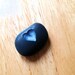 Hand Carved Mini Love Pebble: Blue Metallic Heart Pocket Hug - Etsy