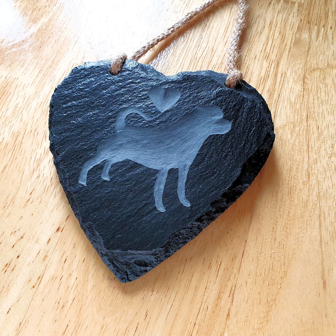 Personalized Rottweiler Memorial Stone: Hand Carved Slate Pet Loss Gift ...