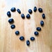Hand Carved Mini Love Pebble: Blue Metallic Heart Pocket Hug - Etsy