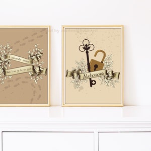 Magic Wizard Print, Wizard Poster, Wizarding Wall Room Decor Prints ...