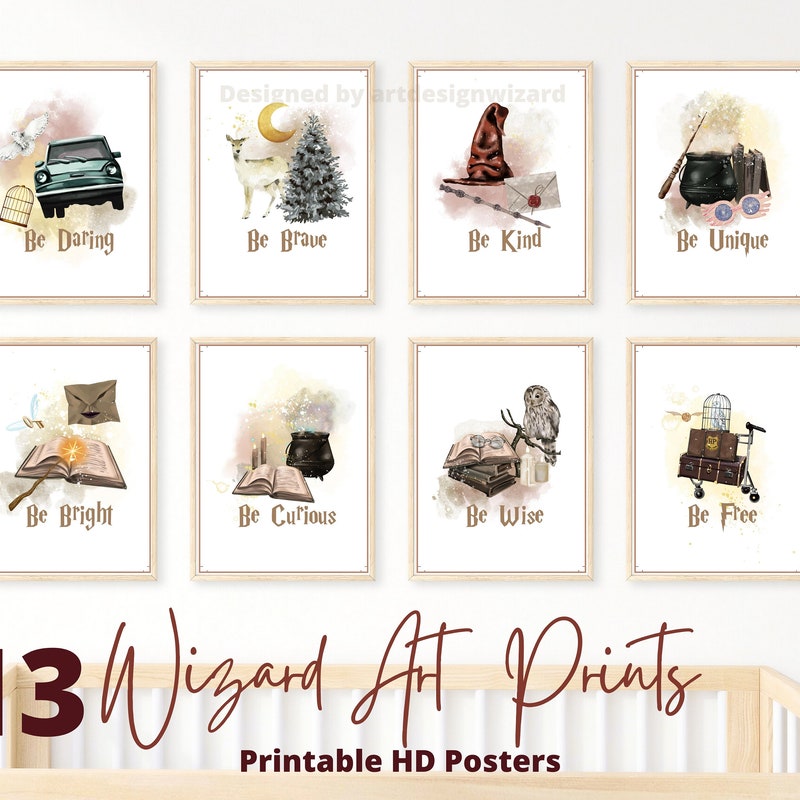 Wizard Poster' - Etsy