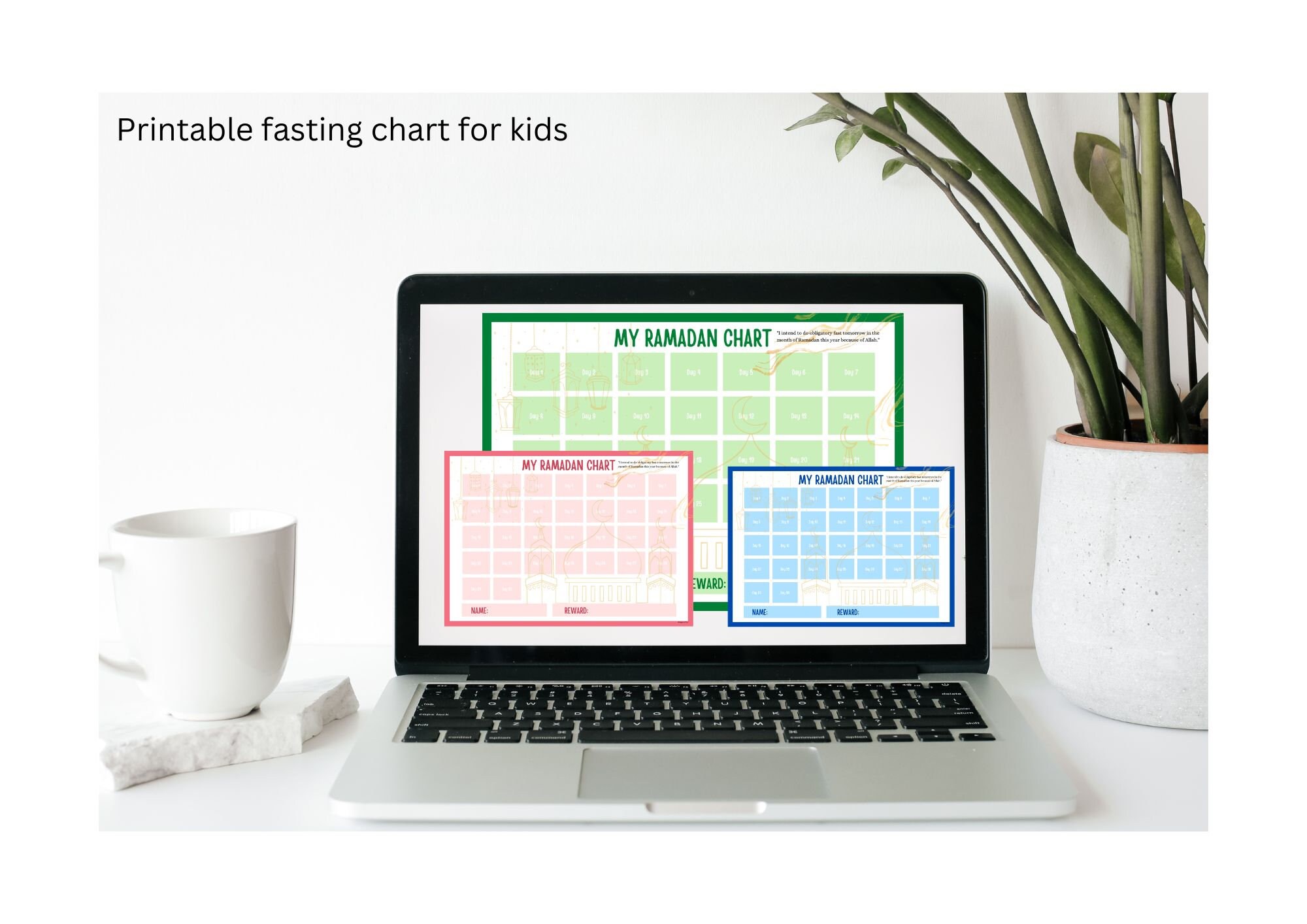 Colourful Kids' Fasting Chart Ramadan Chart for Tracking - Etsy