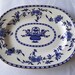 Set of Two Early Minton Delft Bleu and White Oval Serving Bowls Set ...