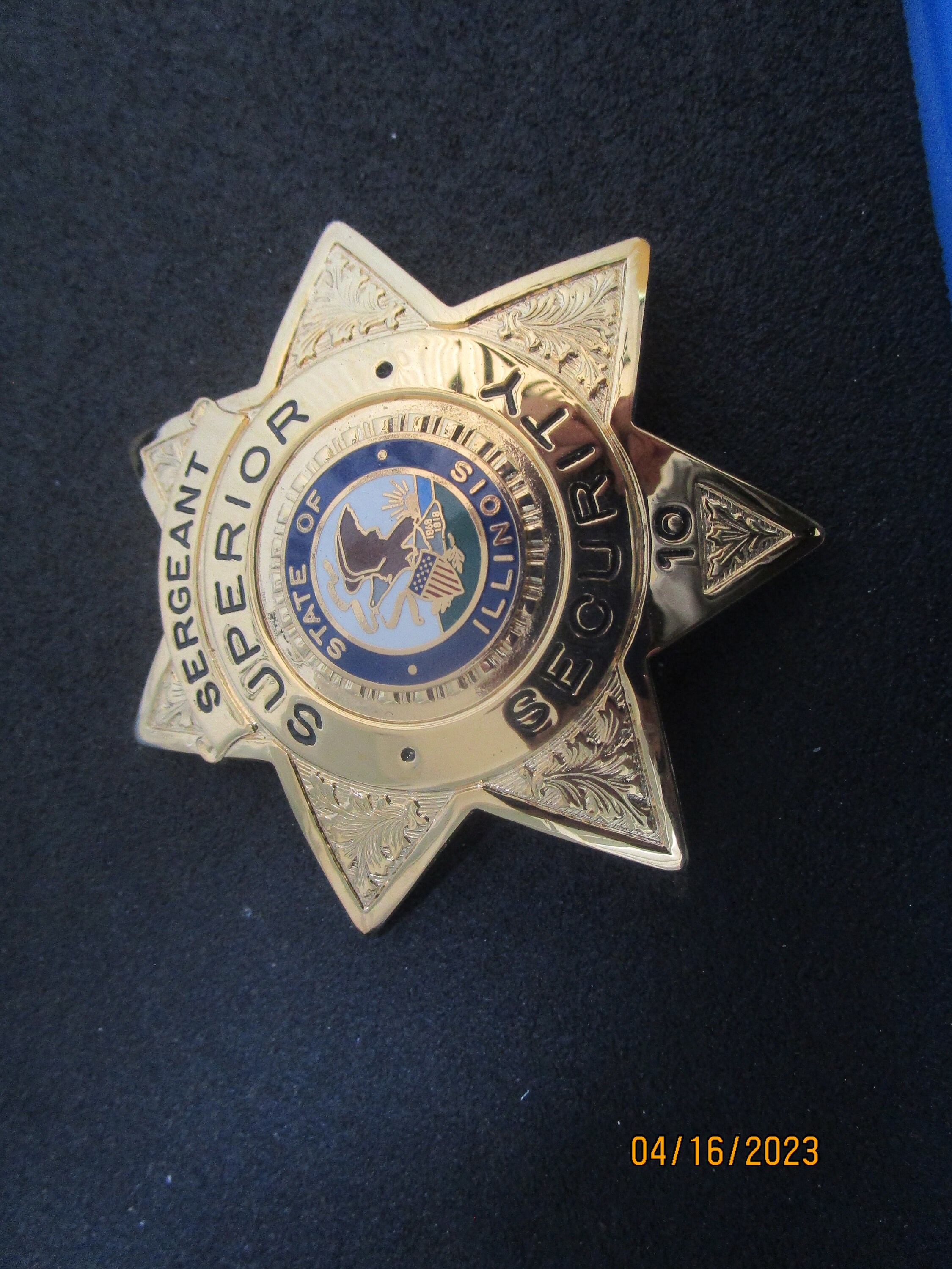 Superior Security Sergeant Badge - Etsy