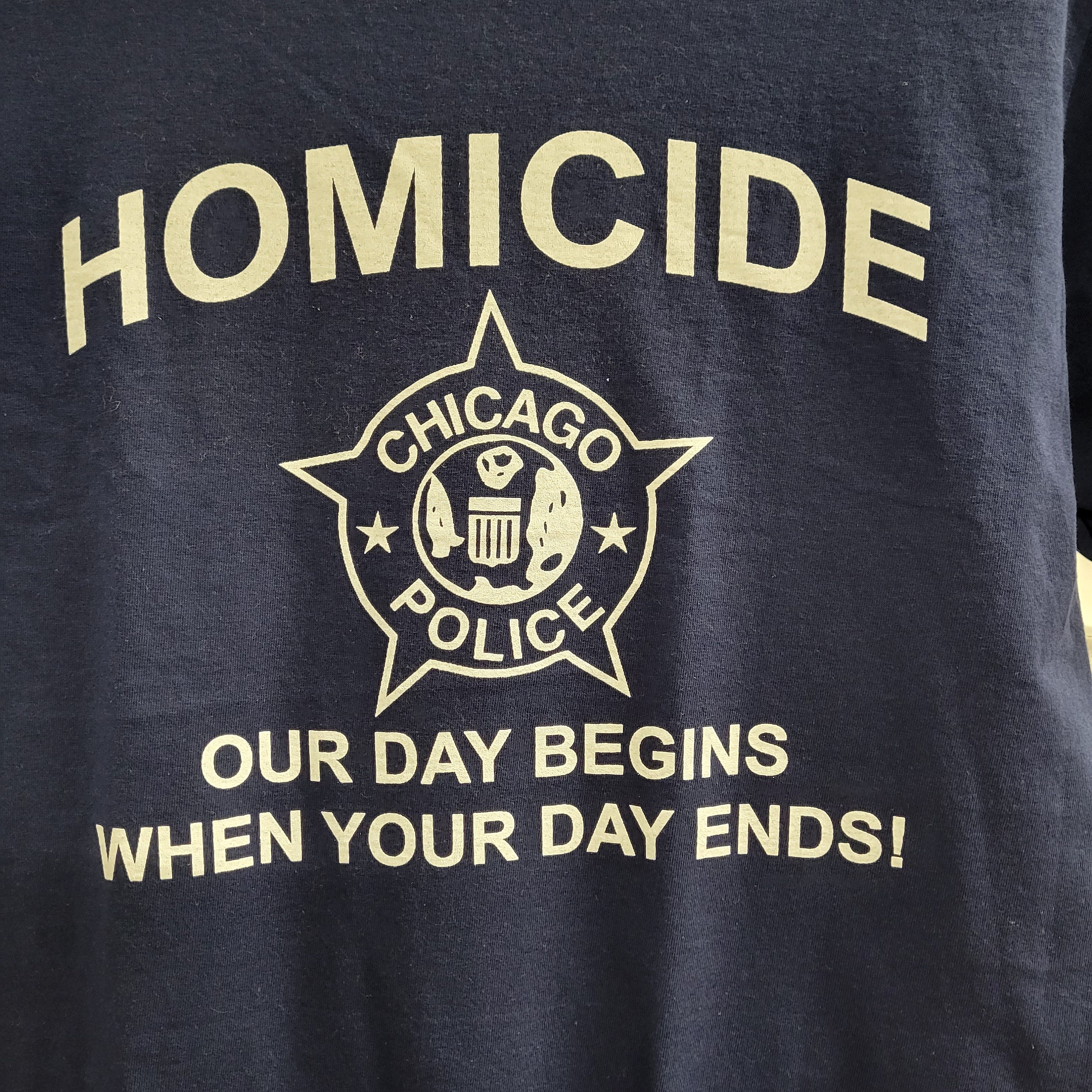 Chicago Police Homicide T-shirt - Etsy