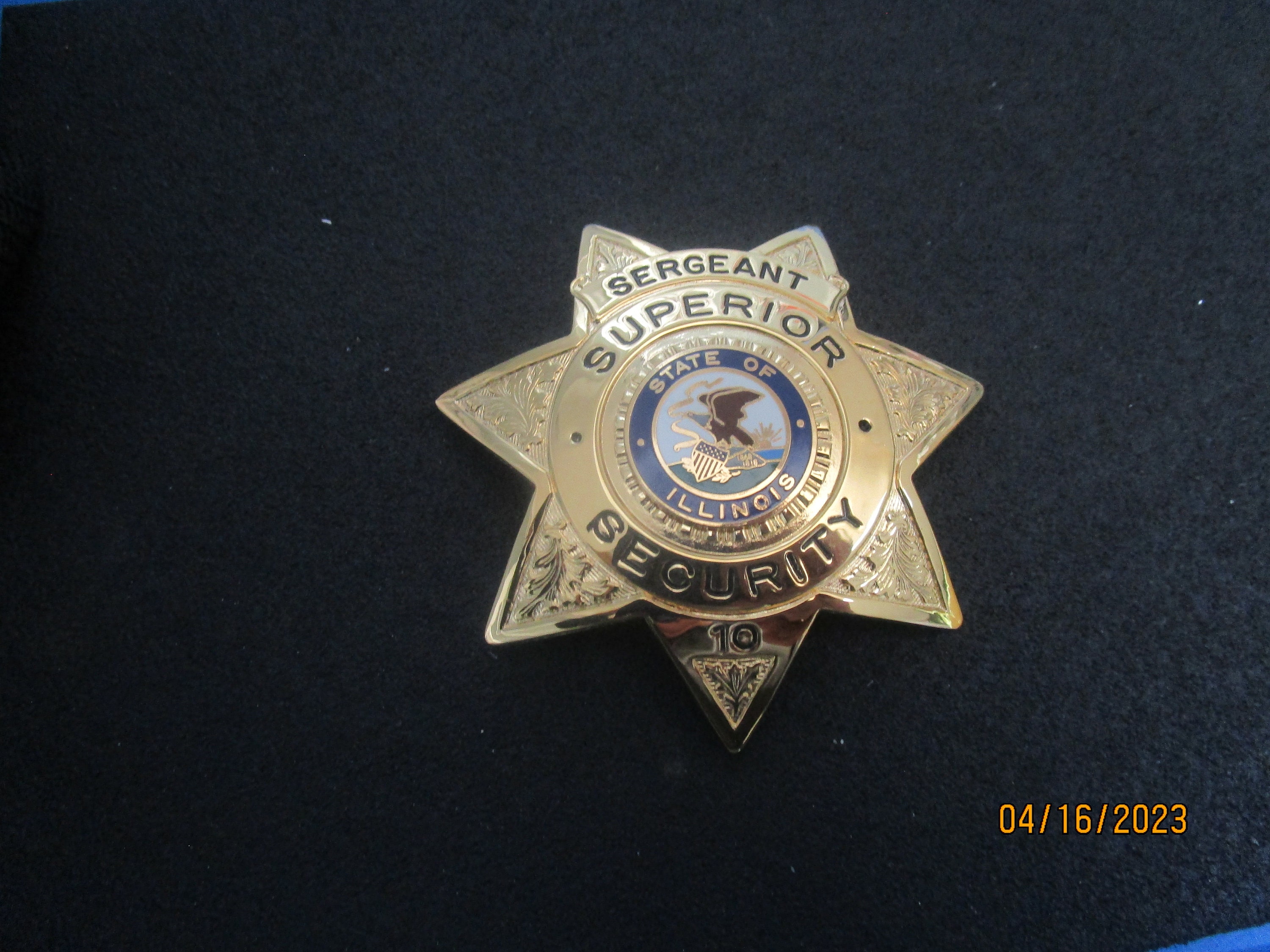 Superior Security Sergeant Badge - Etsy