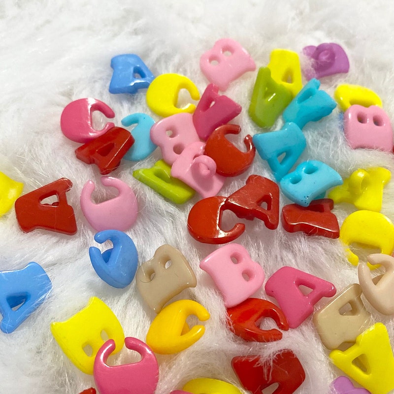 Alphabet Buttons - Etsy