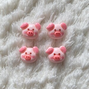 13mm Kids Baby Kawaii Cartoon Animal Mini Piglet Crochet Shank Sewing ...