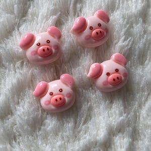 13mm Kids Baby Kawaii Cartoon Animal Mini Piglet Crochet Shank Sewing ...