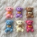2cm Kids Resin Cute Baby Brown Bear Shank Sewing Buttons, Baby Clothes ...