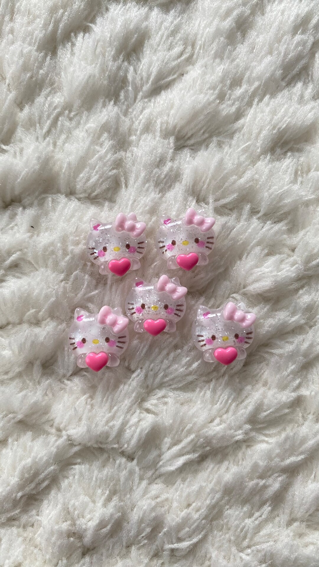 12mm Kids Baby Cute Minimalist Shinny Cat Head Shank Sewing Buttons DIY ...