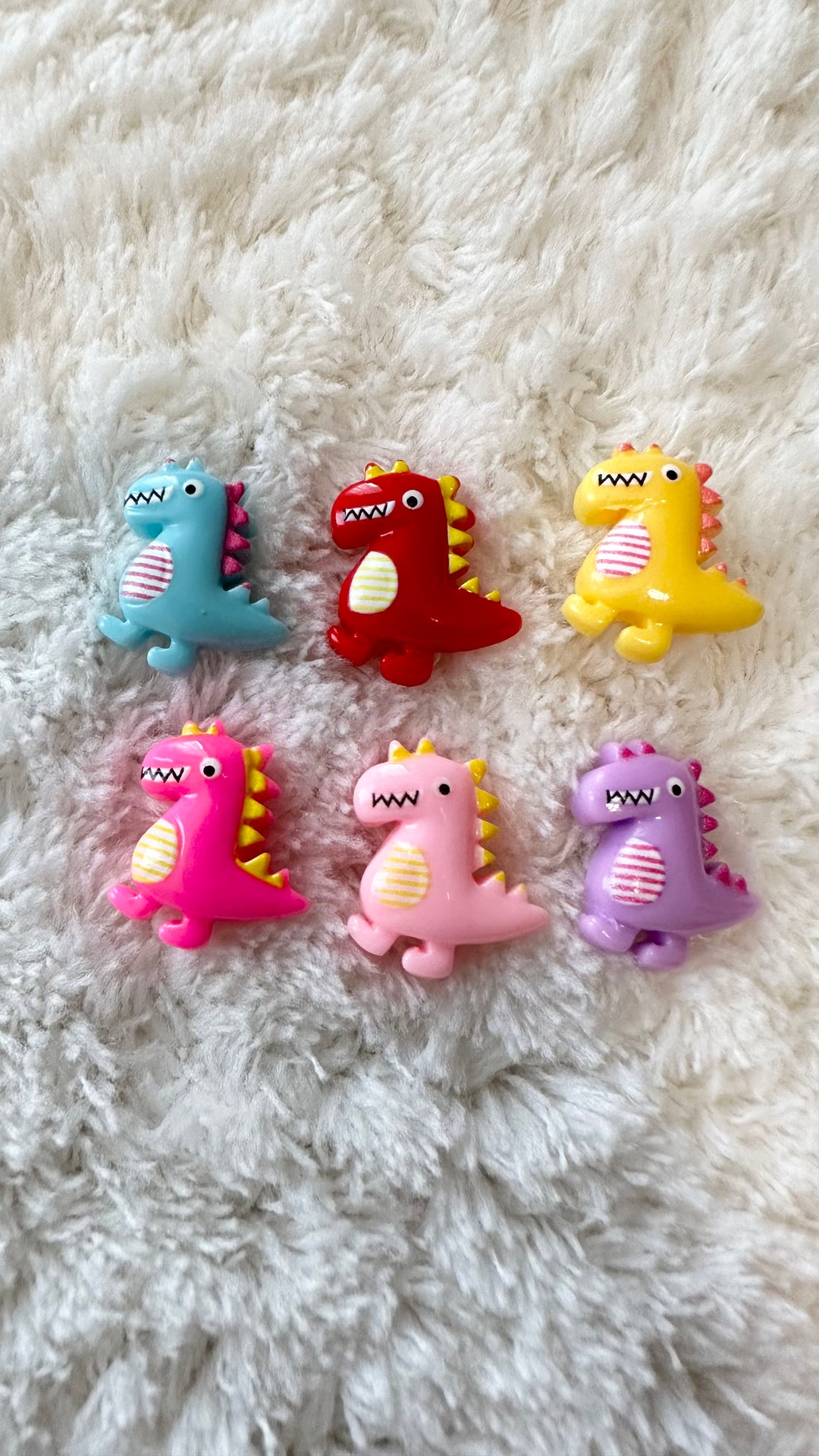 21mm Kids Baby Colorful Cute Dinosaur Shank Sewing Buttons, Children ...