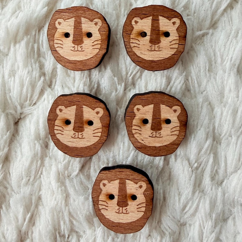 Animal Buttons 19mm - Etsy
